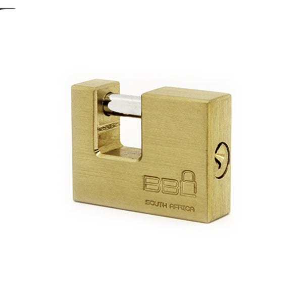 70mm Brass Insurance Padlock – Mica Durban North